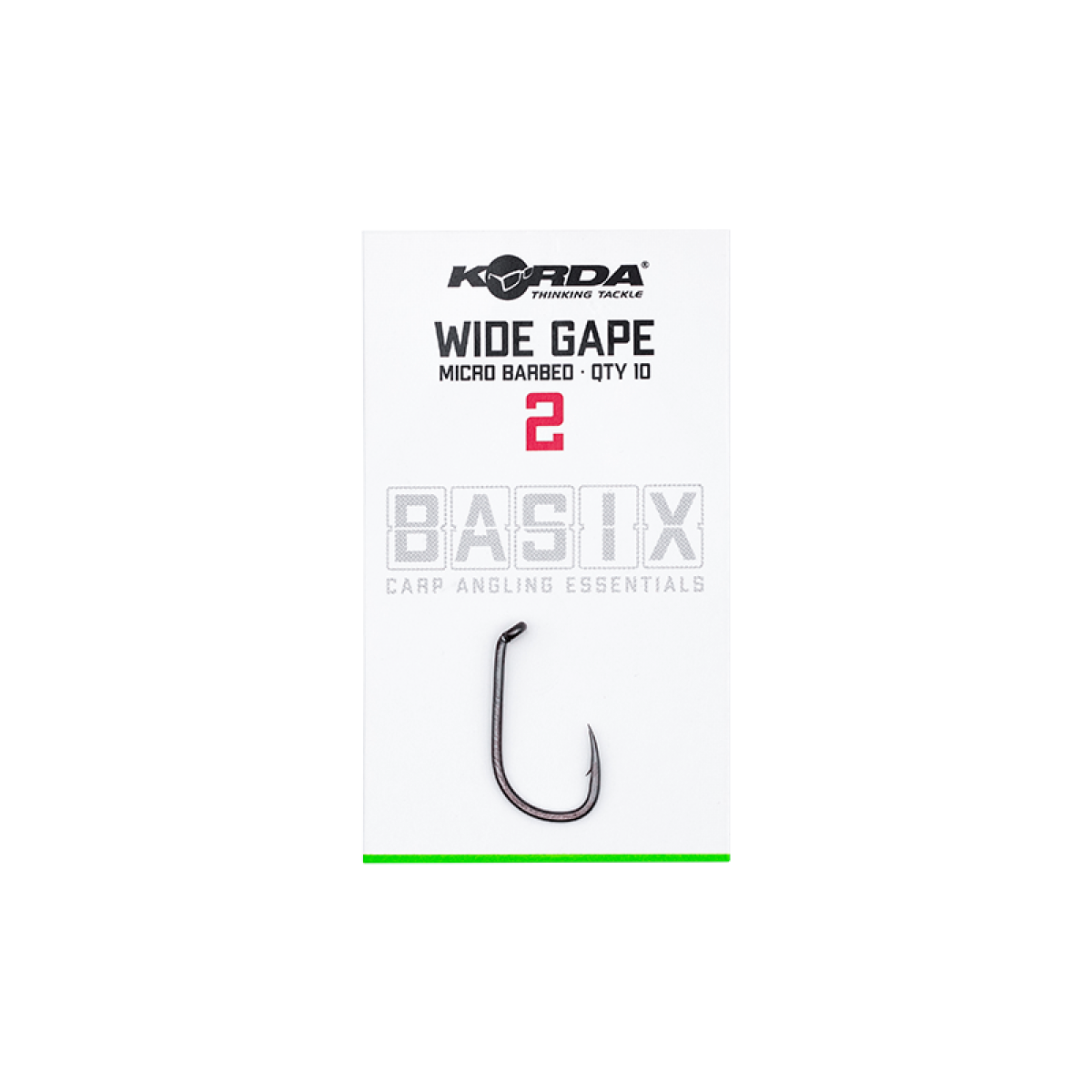 Карповые крючки Korda Basix Wide Gape Hooks купить в Украине Fishing ...